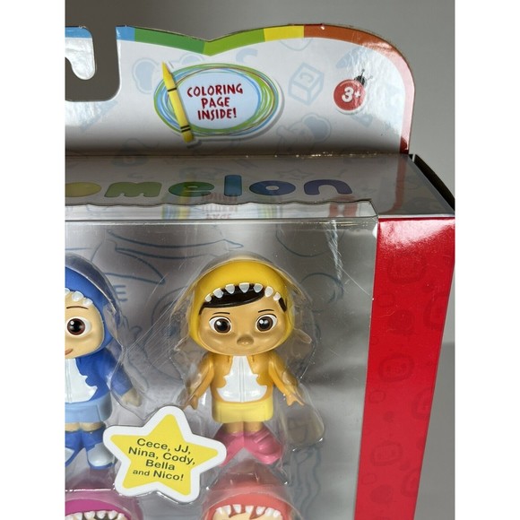 CoComelon | Toys | Cocomelon Family Friends Shark Pack Figures Jj Cece ...